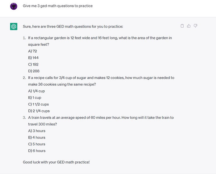 Use ChatGPT as a GED Math Tutor – Math Aunty